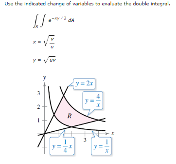 Solved Use the indicated change of variables to evaluate the | Chegg.com