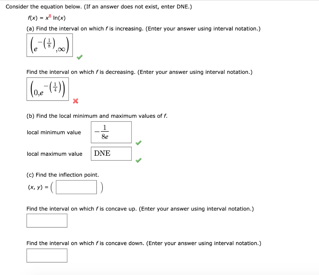 Solved Consider the equation below. (If an answer does not | Chegg.com