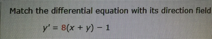 Solved Explain how to draw the direction field and draw it | Chegg.com