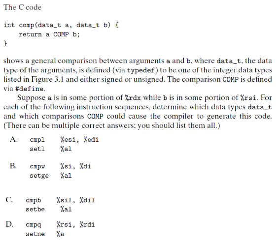 Solved shows a general comparison between arguments a and b, | Chegg.com