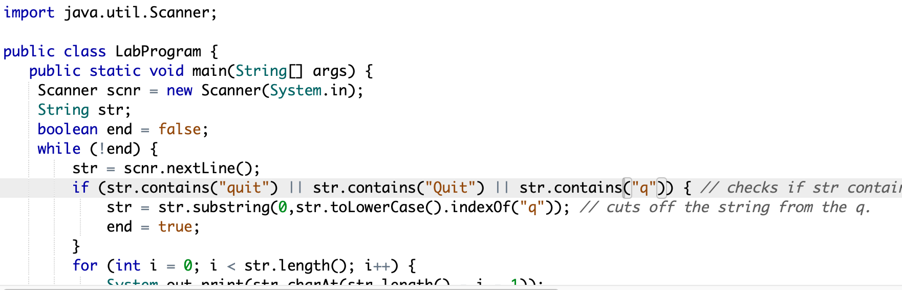 Solved Write a program that takes in a line of text as | Chegg.com