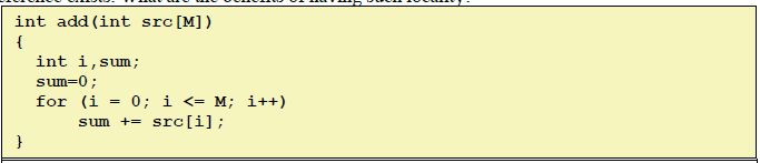 Solved 1.In the above code section, Temporal Locality and | Chegg.com
