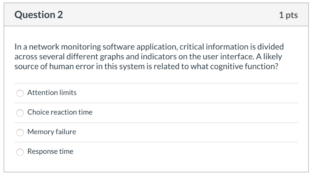 Solved Question2 1 pts In a network monitoring software | Chegg.com