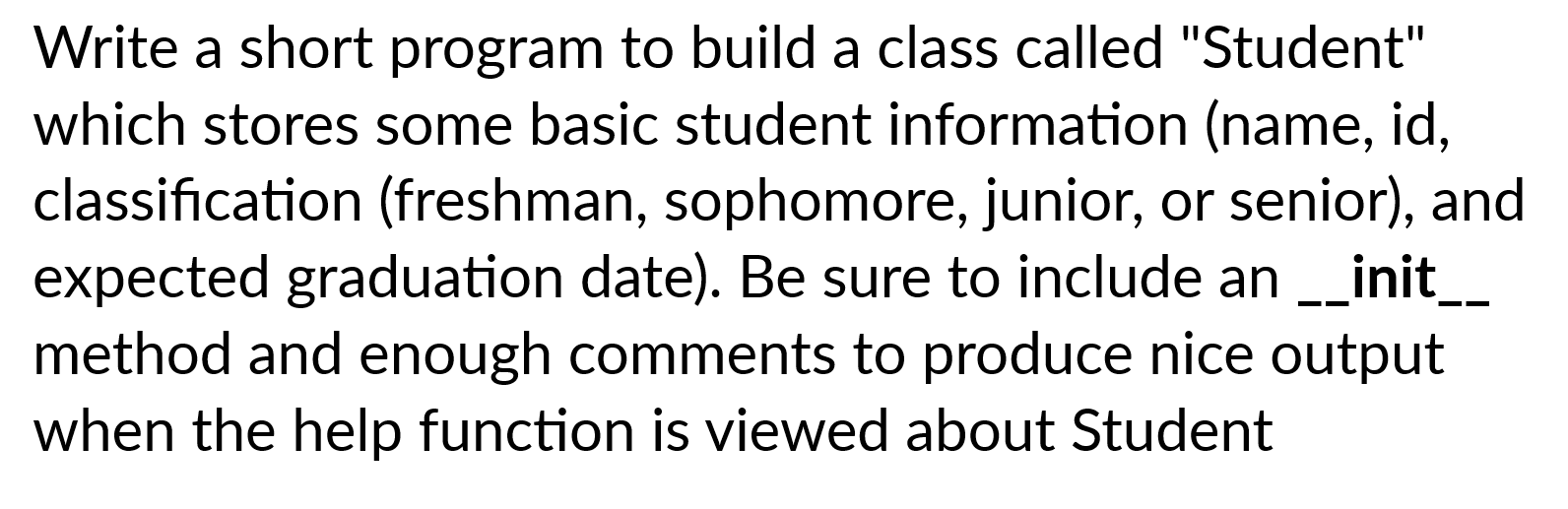 Solved Write a short program to build a class called | Chegg.com