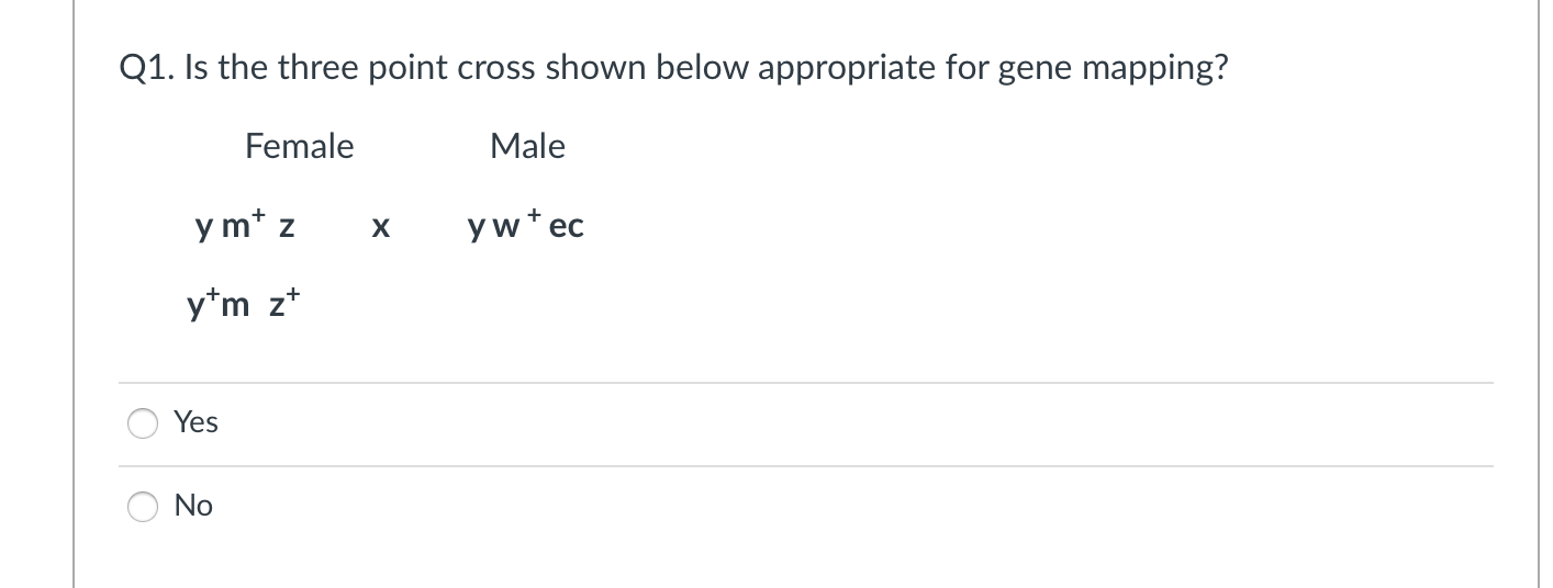 Solved Q1. Is the three point cross shown below appropriate | Chegg.com
