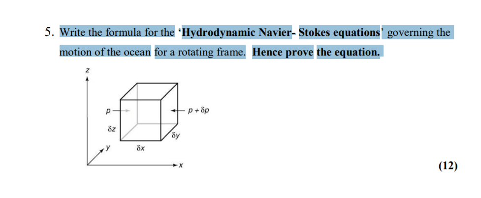 Solved 5. Write the formula for the 'Hydrodynamic | Chegg.com