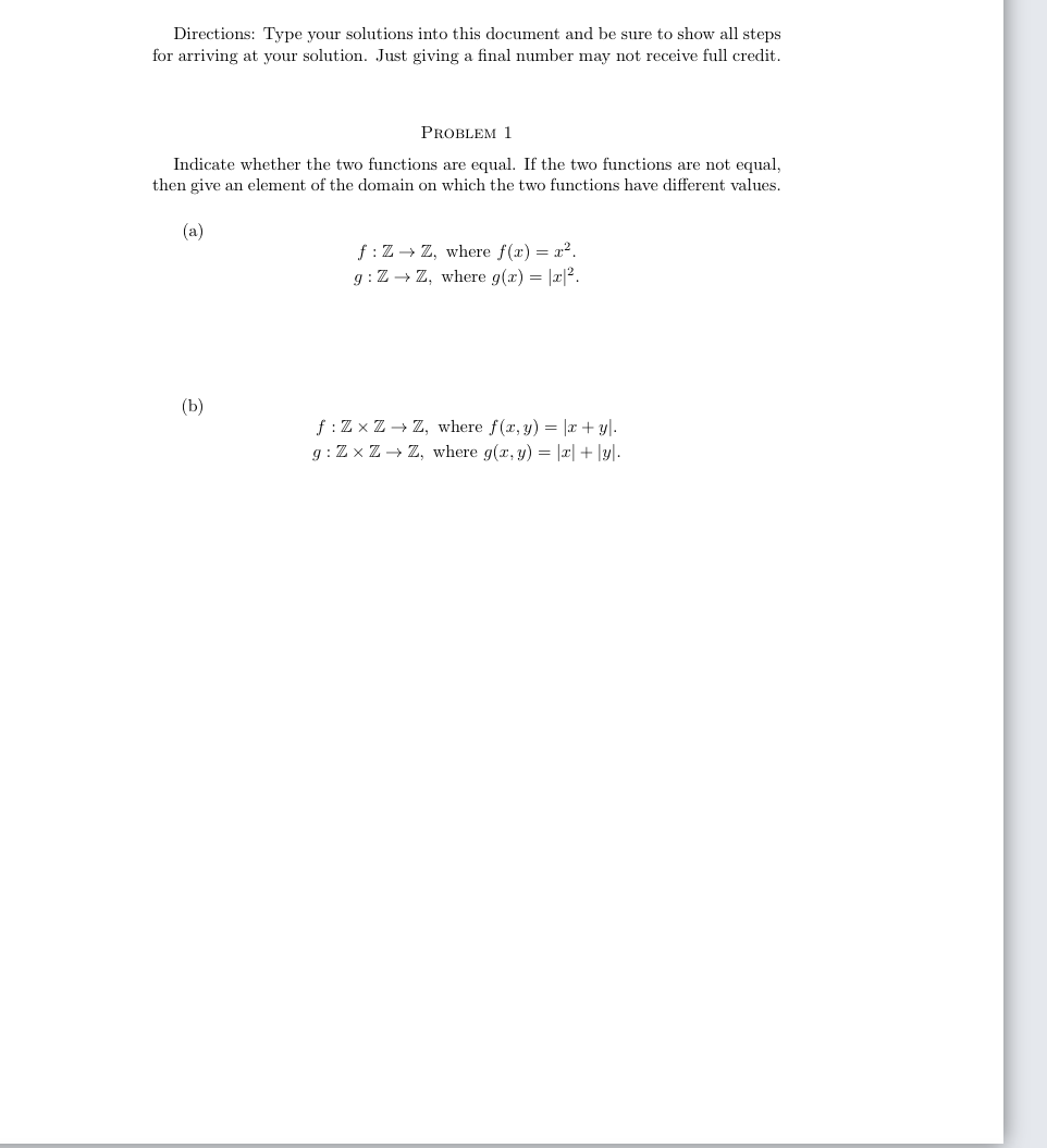 Solved Directions: Type your solutions into this document | Chegg.com