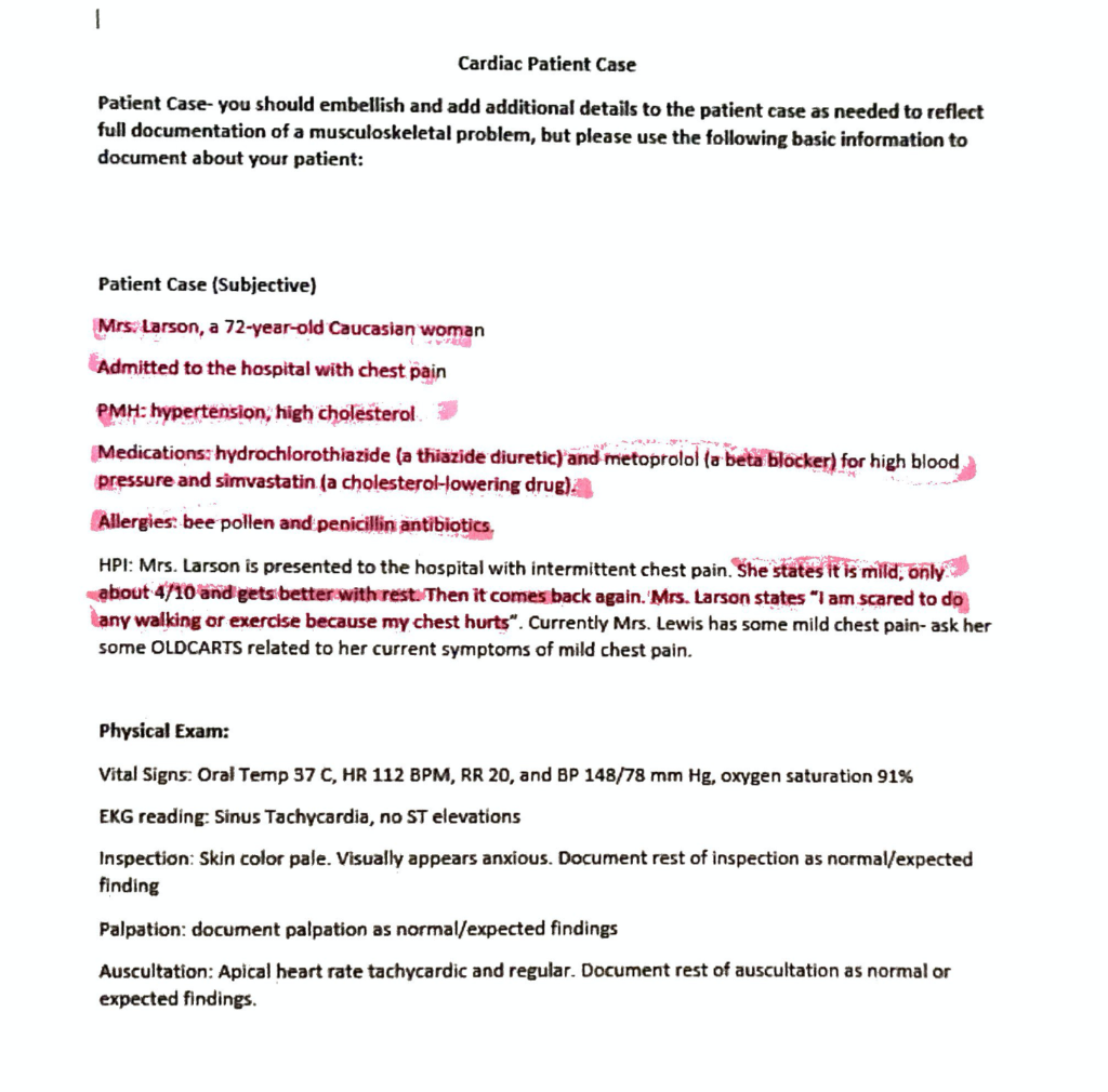 Solved I am looking for a sample document including | Chegg.com