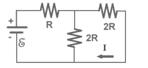 Solved If I= 0.5 A (in the right-hand loop) and R = | Chegg.com