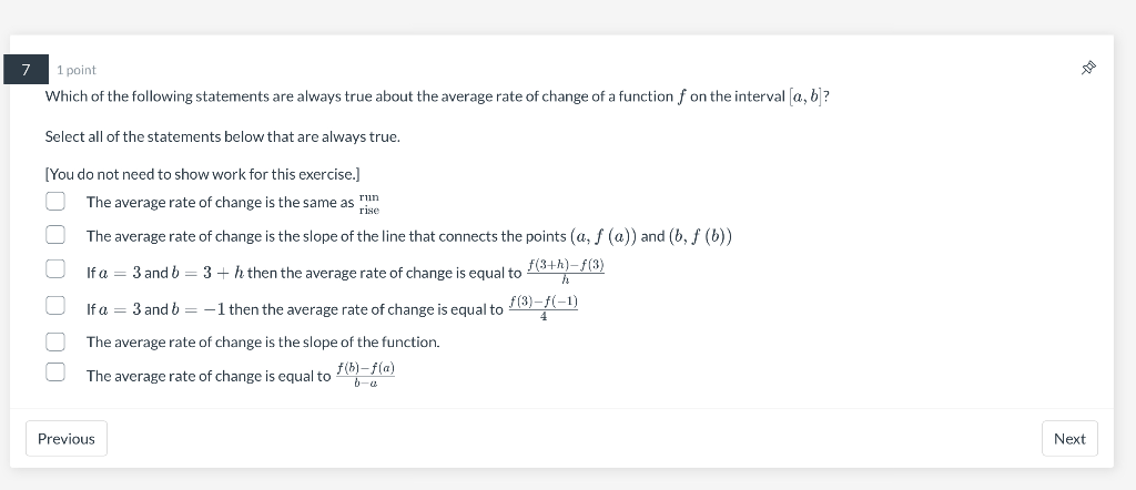 Solved 7 1 point Which of the following statements are | Chegg.com