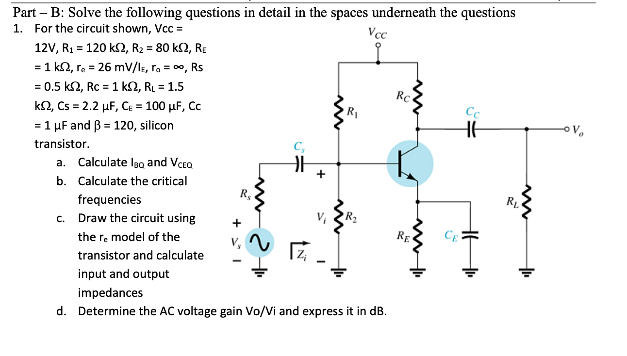 Solved Part-B: Solve the following questions in detail in | Chegg.com