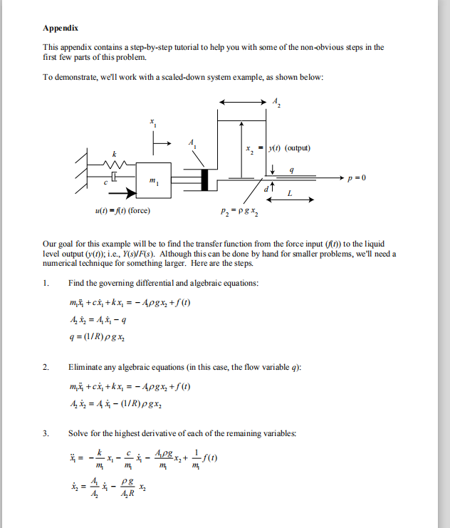 Appendix This appendix contains a step-by-step | Chegg.com