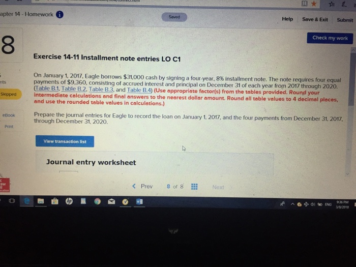 Solved apter 14-Homework Saved Help Save & ExitSubmit Check | Chegg.com Solved apter 14-Homework Saved Help Save & ExitSubmit Check | Chegg.com