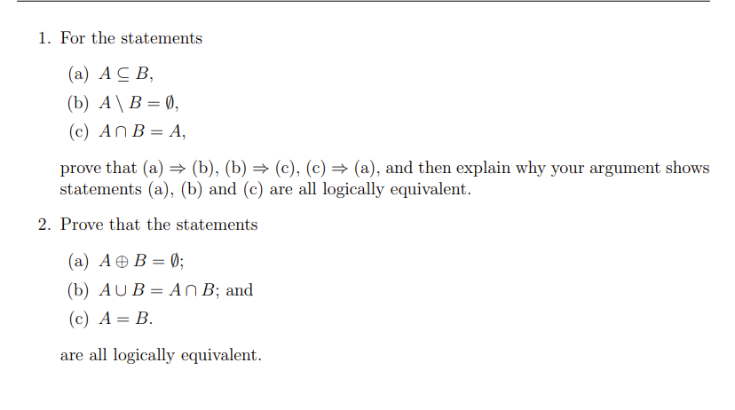 Solved Please help with the following discrete logic math | Chegg.com
