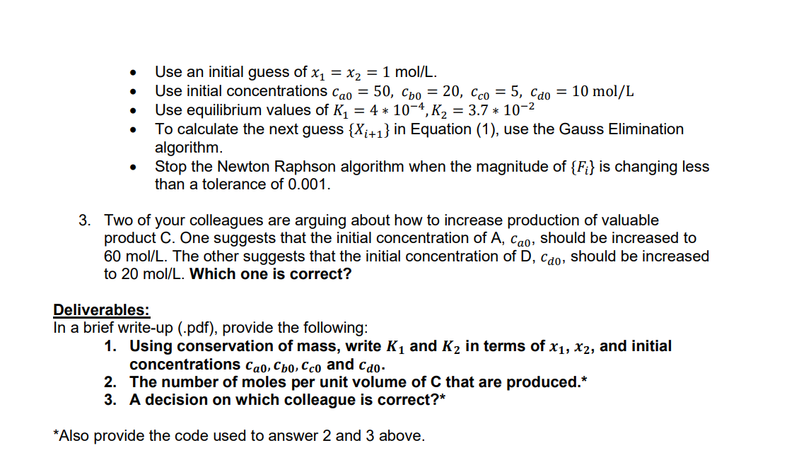 Solved Implement the approach outlined above into Matlab and | Chegg.com