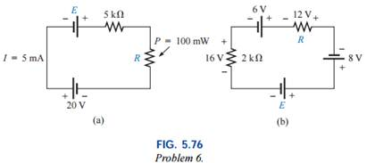 Solved Find the unknown voltage source and resistor for the | Chegg.com