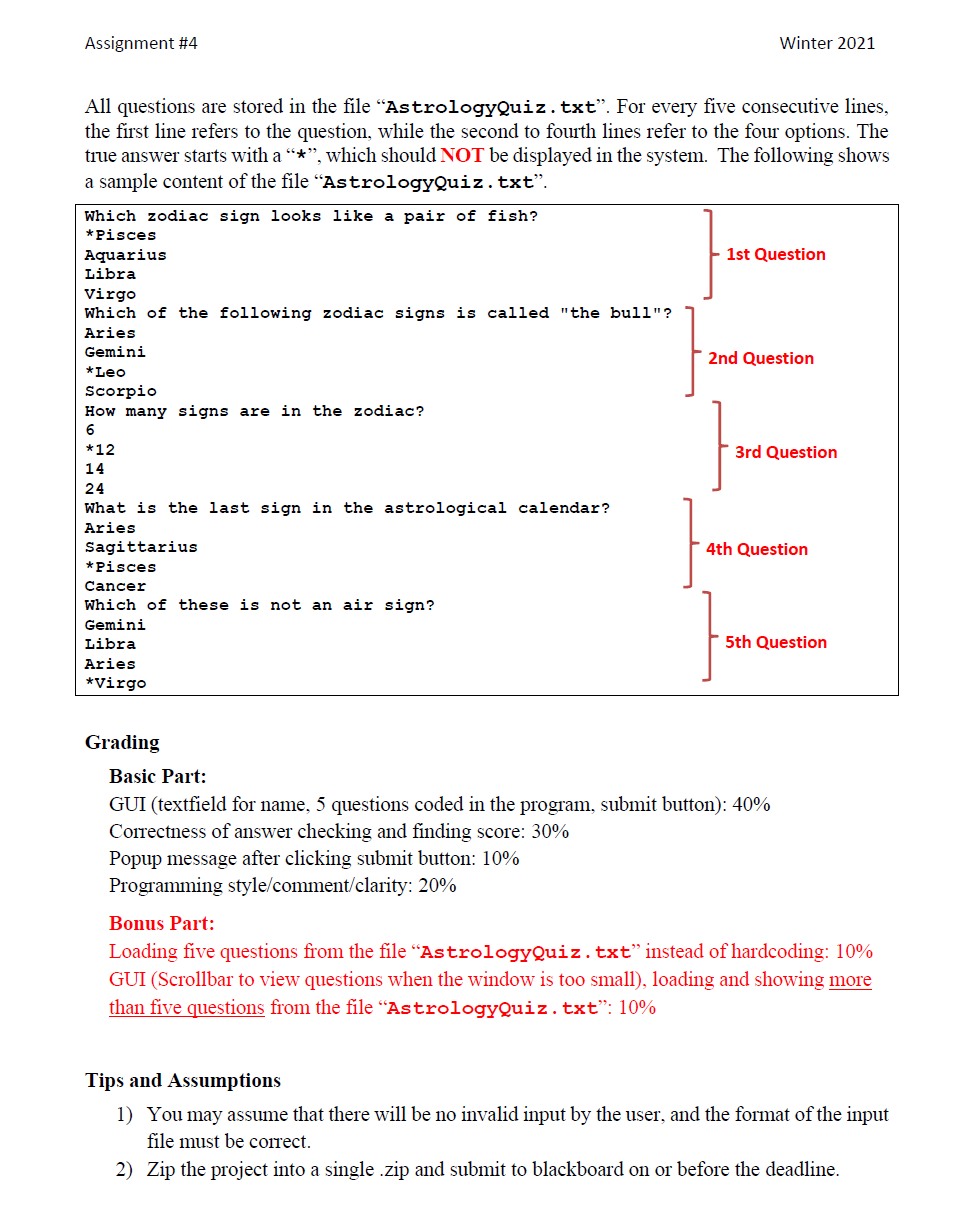 Solved Submission Develop your program using Eclipse and | Chegg.com