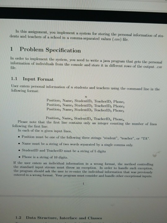 Solved Will upvote guaranteed. Please answer my java | Chegg.com