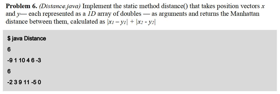 Solved Java problem. Use the code that provided for it. | Chegg.com