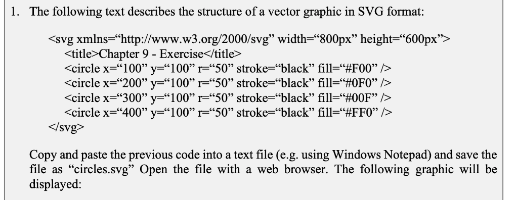 Solved 1. The following text describes the structure of a | Chegg.com