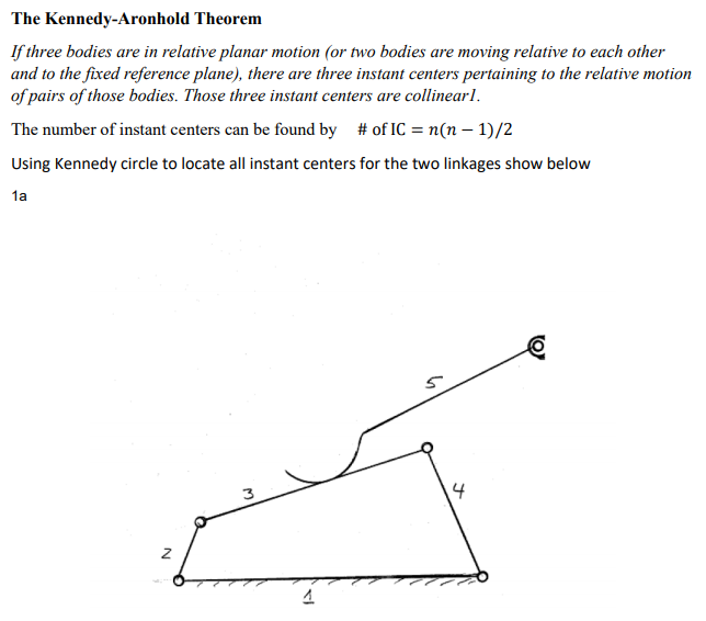 Solved The Kennedy-Aronhold Theorem If three bodies are in | Chegg.com