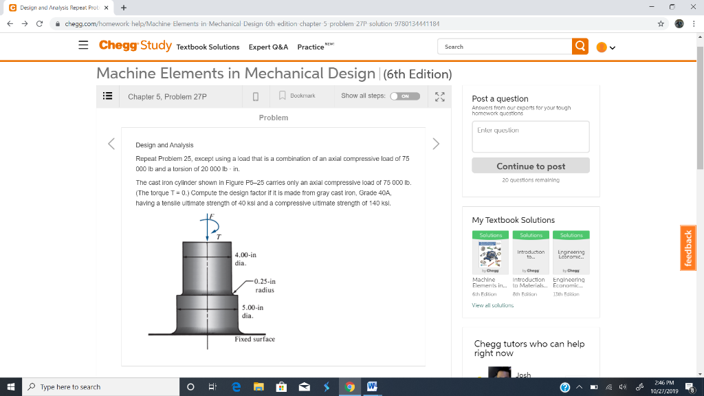 Solved c Design and Analysis Repeat Prol X + X | Chegg.com | Chegg.com