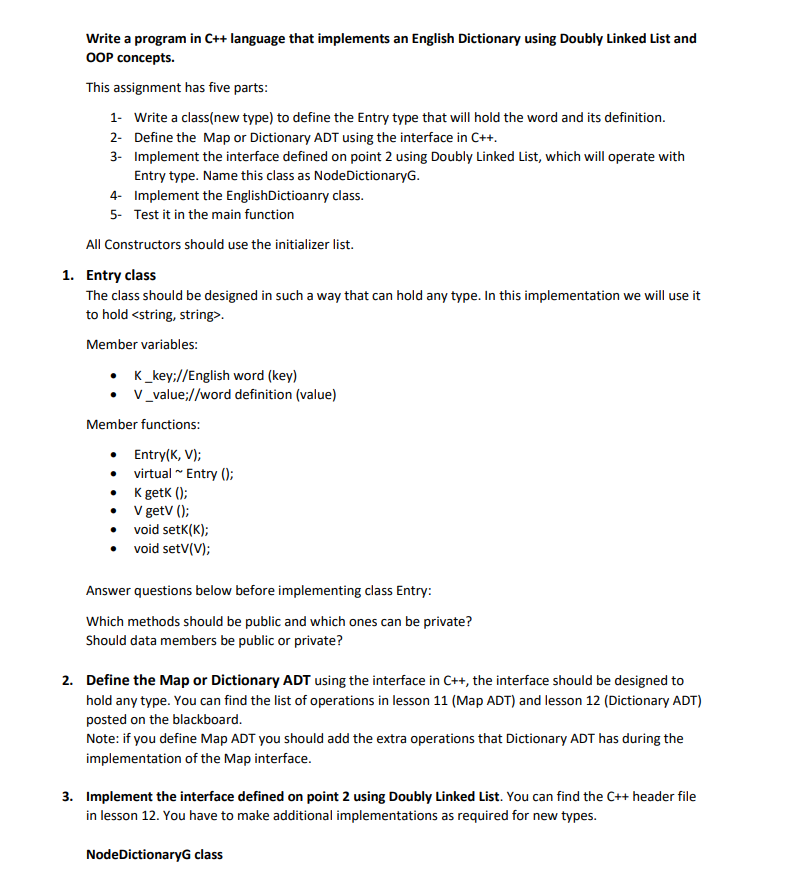Solved !!!!! PLEASE DO NOT COPY-PASTE CODE FROM ANY OTHER | Chegg.com