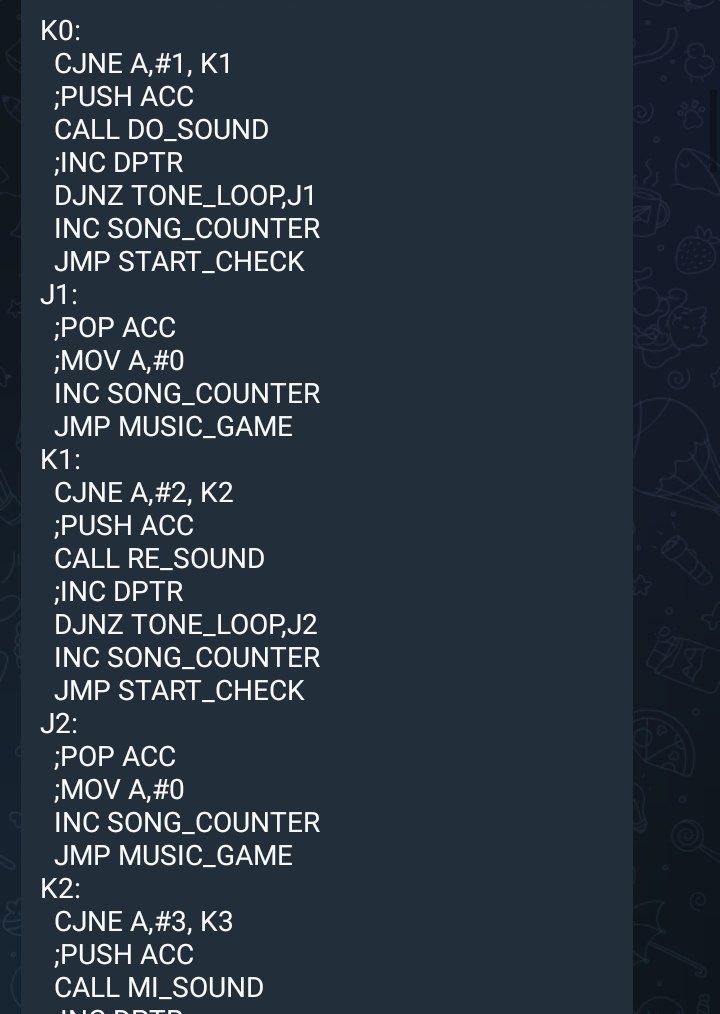 MAIN: ORG 0000H DO EQU 523 RE EQU 587 MI EQU 659 FA | Chegg.com