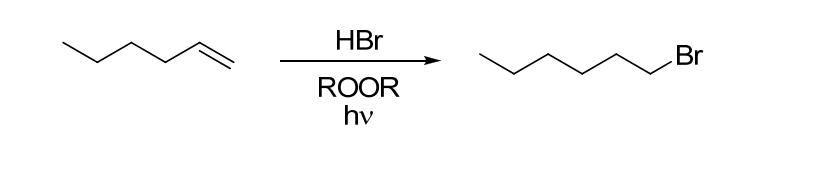 Solved The anti-Markovnikov addition of HBr to alkenes is | Chegg.com