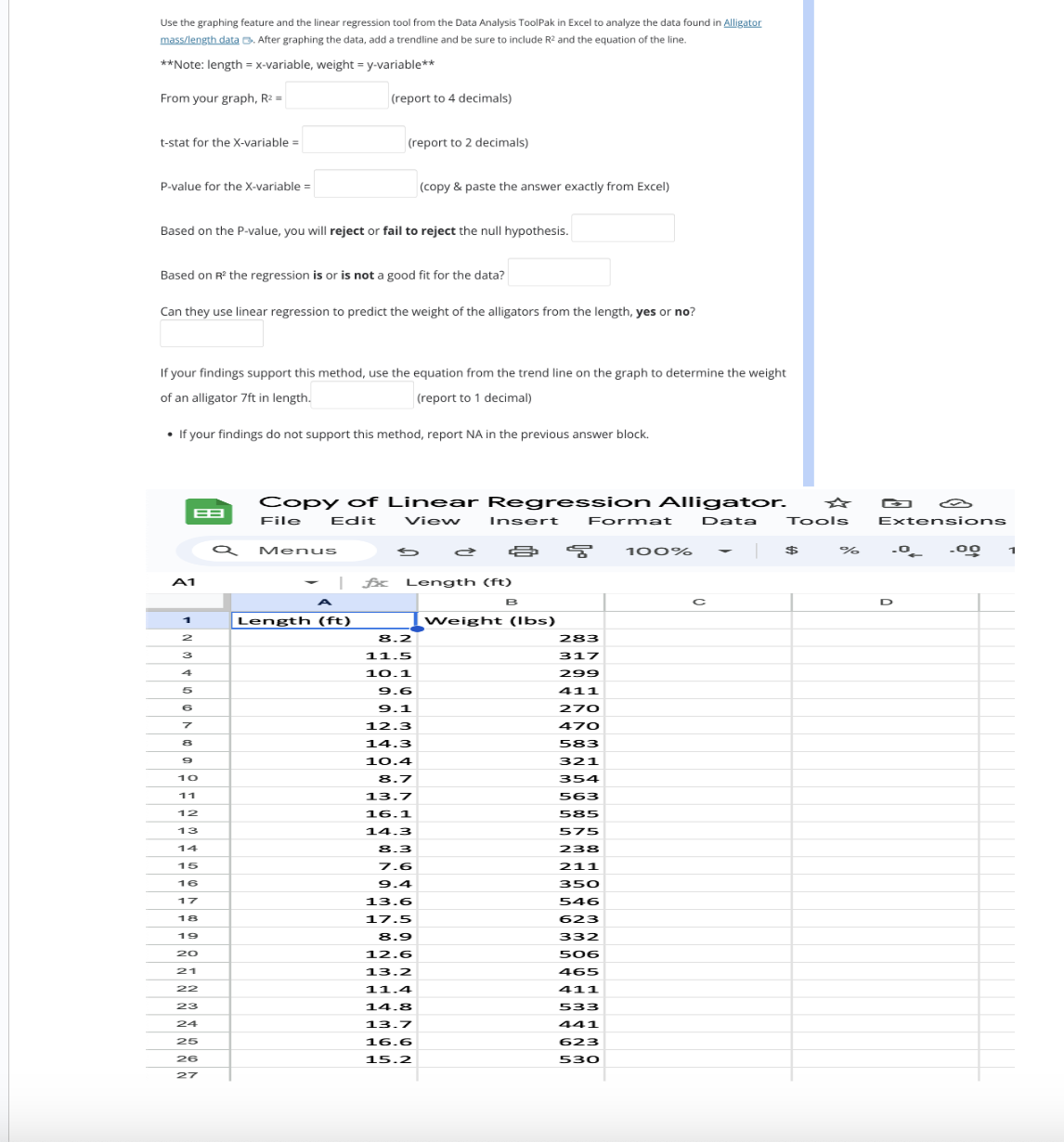 Solved Use the graphing feature and the linear regression | Chegg.com