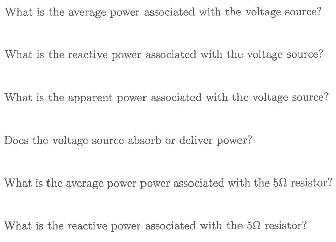 Solved For the circuit below the voltage source vs(t) = 50 | Chegg.com
