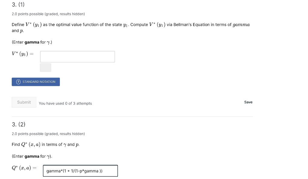 In an infinite-horizon discounted MDP, there are | Chegg.com