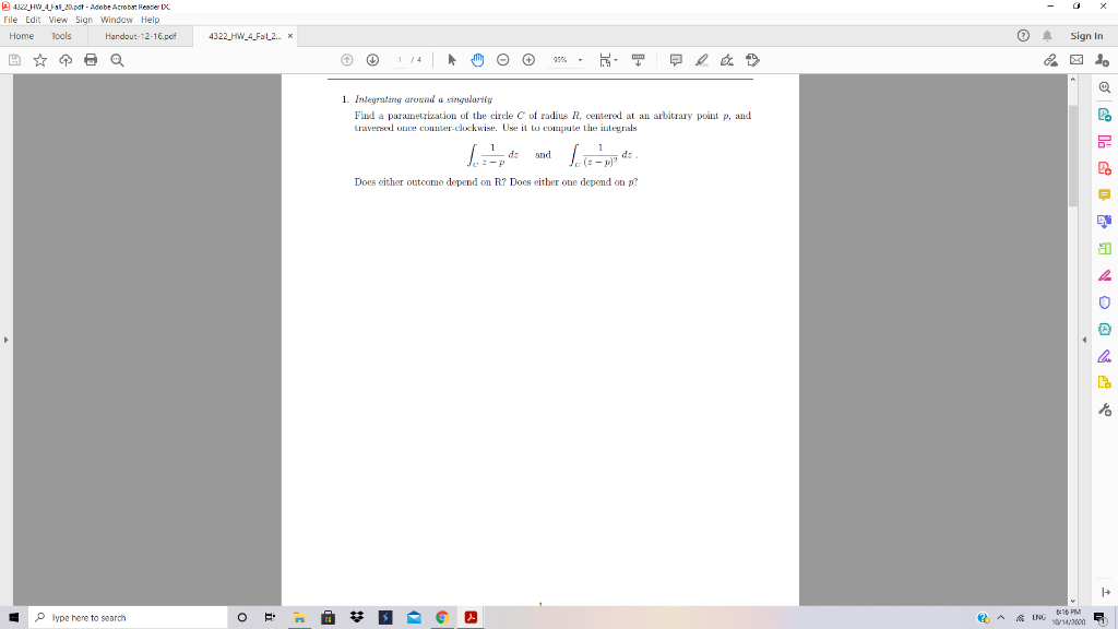 Solved 4322_HW_4F_20.pt - Adobe Acrobat Reader File Edit | Chegg.com