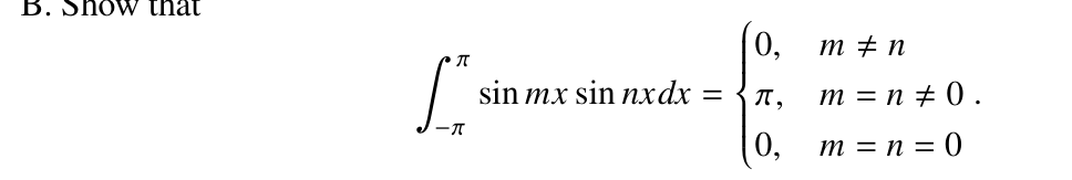 Solved code class="asciimath">\int_(-\pi )^(\pi ) | Chegg.com