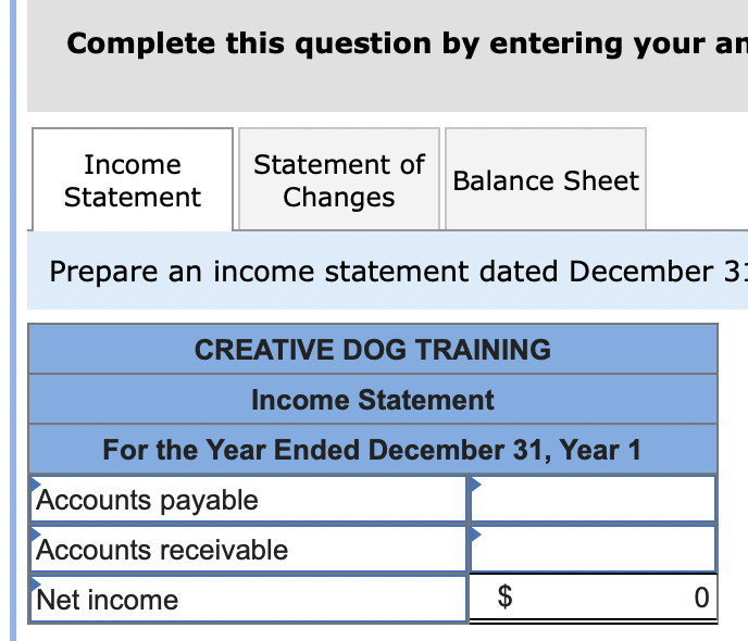 Solved Creative Dog Training was started on January 1, Year | Chegg.com Solved Creative Dog Training was started on January 1, Year | Chegg.com