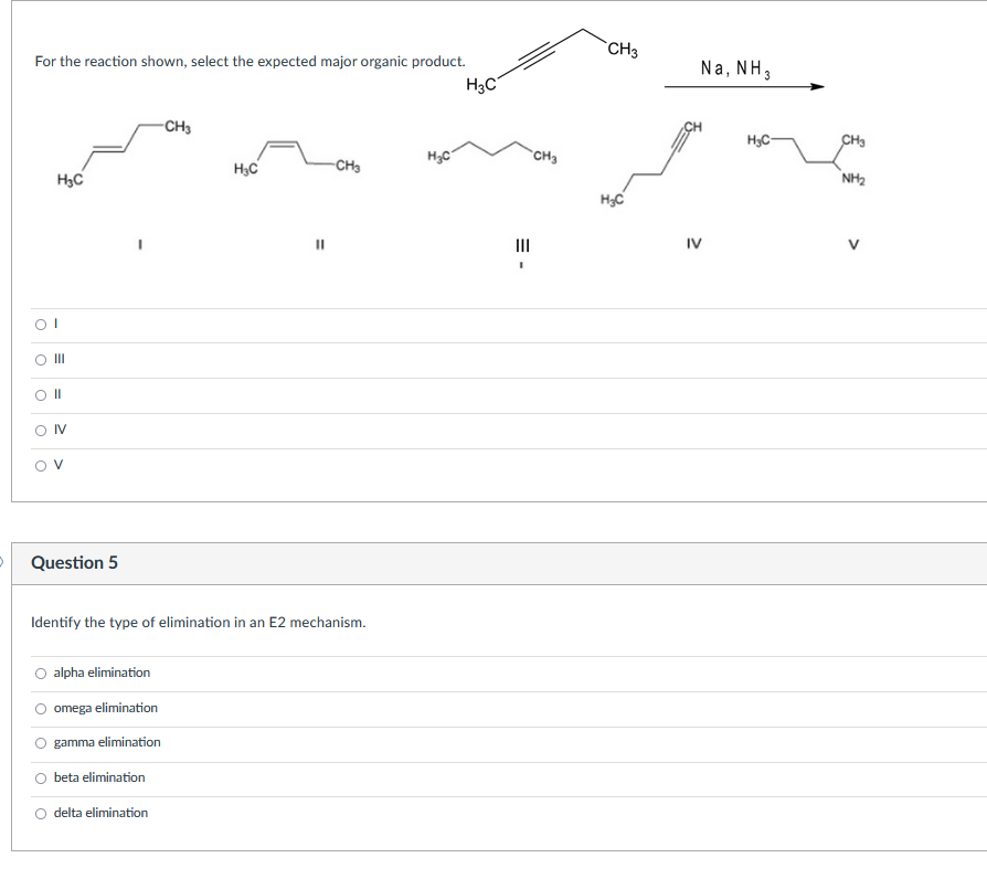 Solved For the reaction shown, select the expected major | Chegg.com