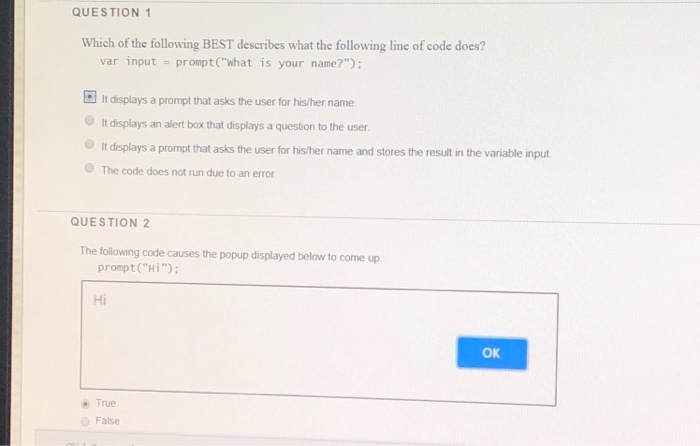 Solved QUESTION 1 Which of the following BEST describes what | Chegg.com