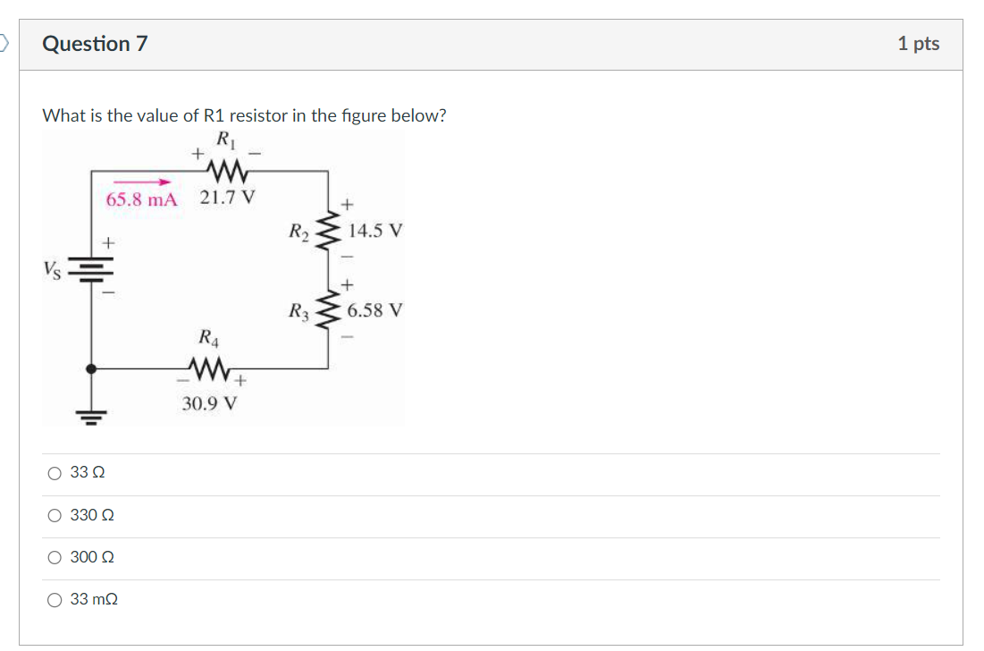 Solved What is the value of R1 resistor in the figure below? | Chegg.com
