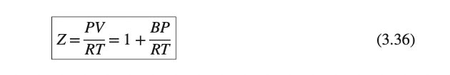Solved PV BP Z=- =1+ RT RT (3.36) 1) For the Nz(1)/CH4(2) | Chegg.com