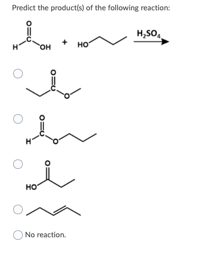 Solved Predict the product(s) of the following reaction: | Chegg.com