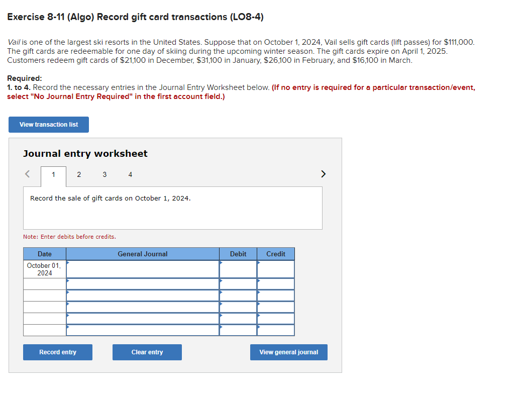 Solved Journal entry worksheet Record the expiration | Chegg.com