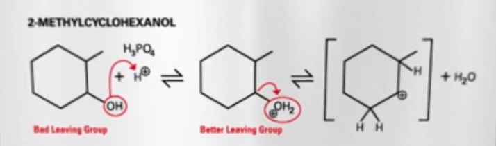 Solved 2-METHYLCYCLOHEXANOL H, PO, com CH 12 + H20 (он) PHY | Chegg.com