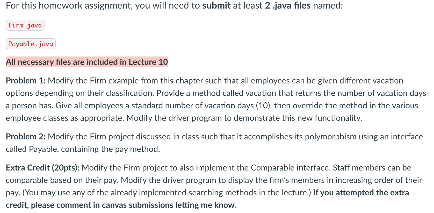 Solved For this homework assignment, you will need to submit | Chegg.com
