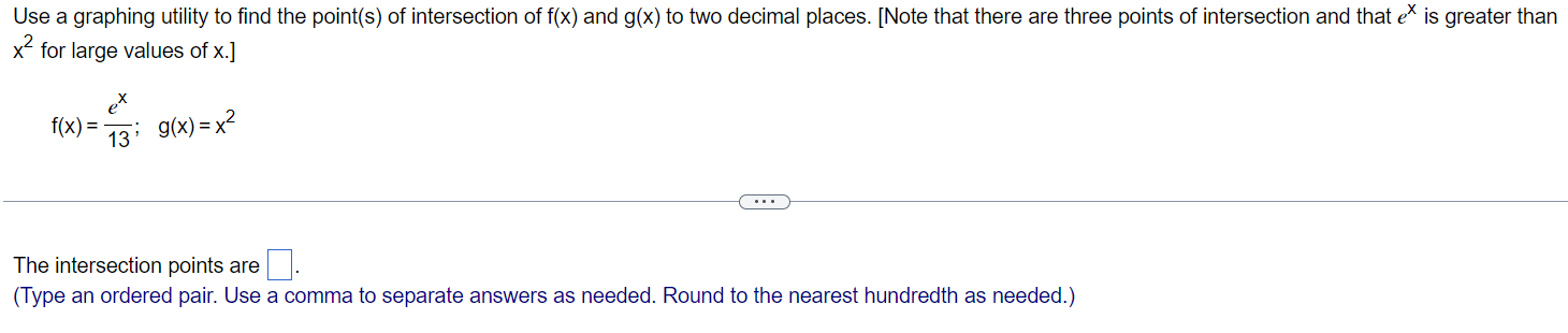 Solved Use a graphing utility to find the point(s) of | Chegg.com