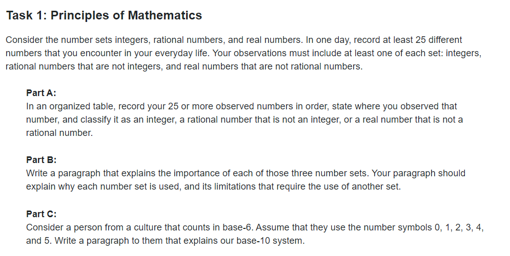Solved ask 1: Principles of Mathematics Oonsider the number | Chegg.com