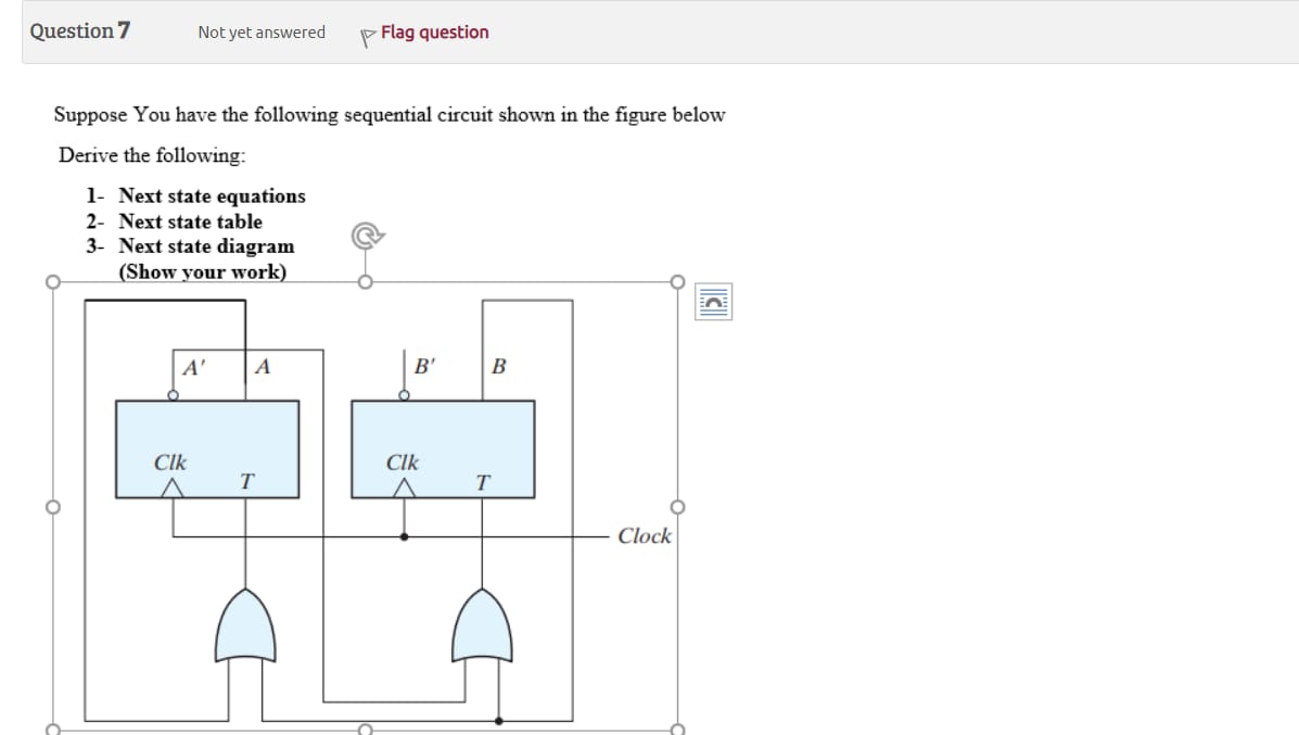 Solved Question 7Not yet answeredFlag questionSuppose You | Chegg.com Solved Question 7Not yet answeredFlag questionSuppose You | Chegg.com