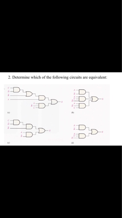 Solved 2. Determine which of the following circuits are | Chegg.com