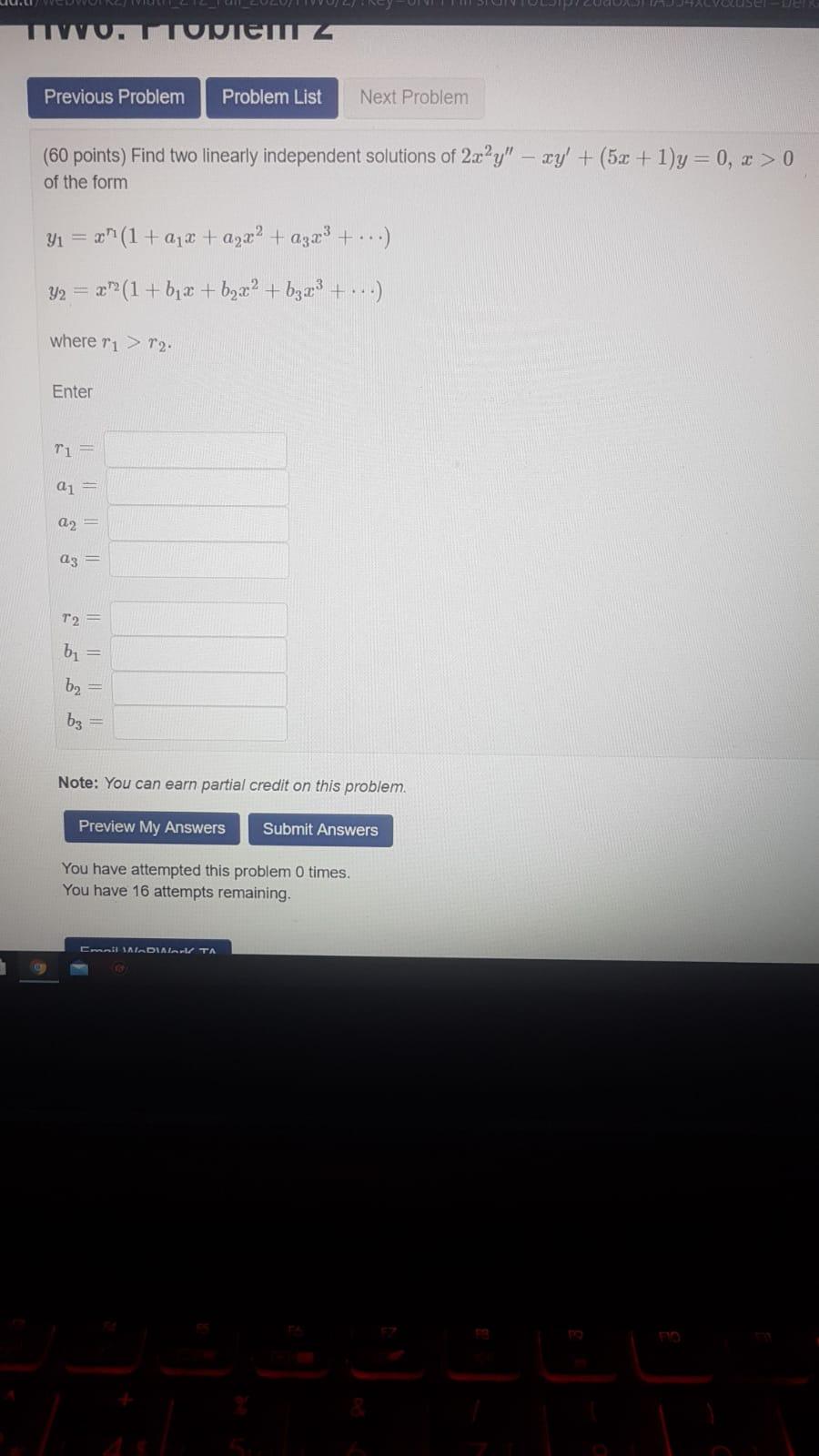 Solved NO.TTONICM2 Previous Problem Problem List Next | Chegg.com