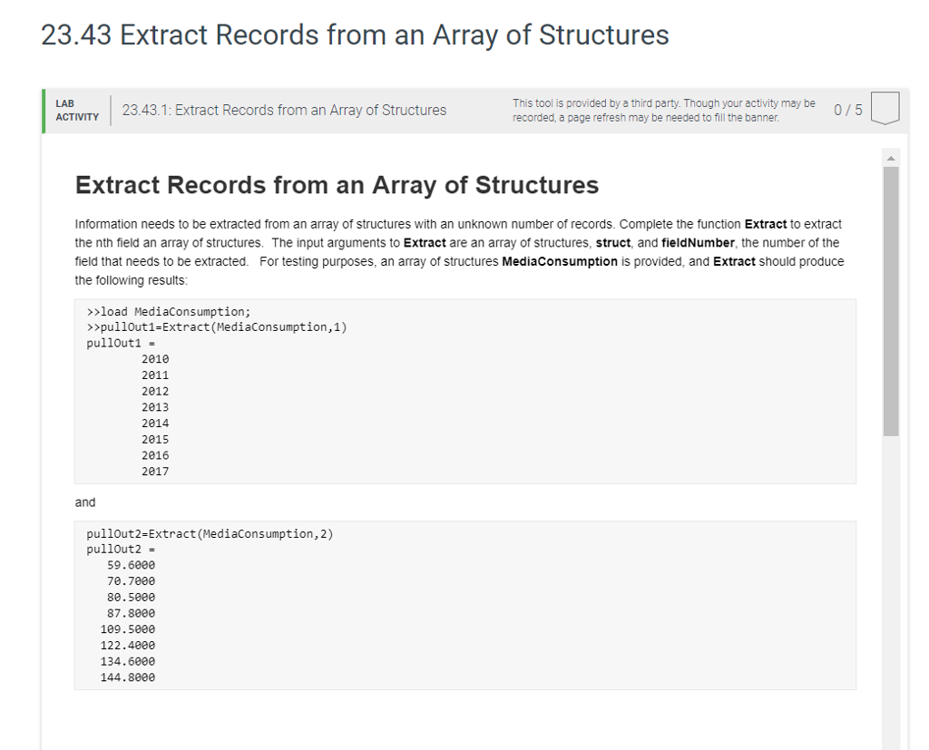 Solved 23.44 Structures: Reservation System ACTIVITY | Chegg.com