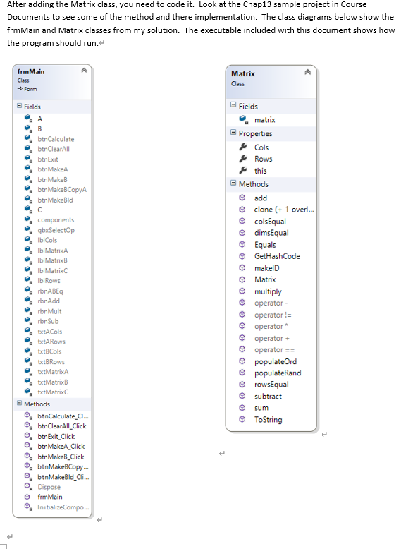 Solved CIS 3309 Section 2 Lab: Matrix Ops 2 Object Problem | Chegg.com